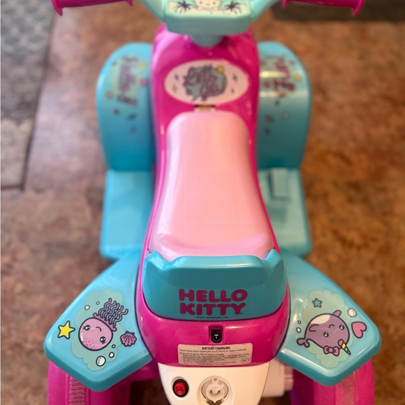 Hello Kitty | Toys | Hello Kitty Pink And Blue Kids Rideon Toy | Poshmark